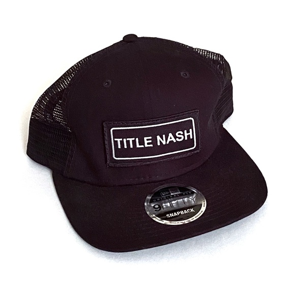 New Era | Accessories | Nwt New Era Black Title Nash Original Fit ...